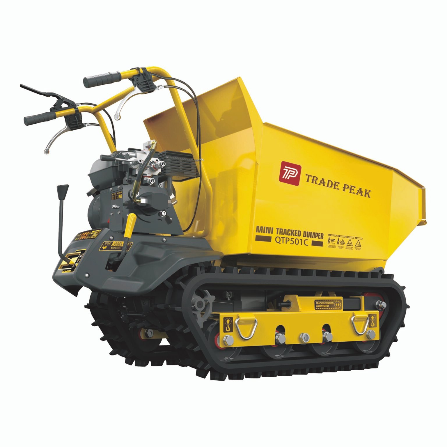 TRADE PEAK highest quality 4x4 powered wheelbarrow 300kg capacity 6.5hp ...